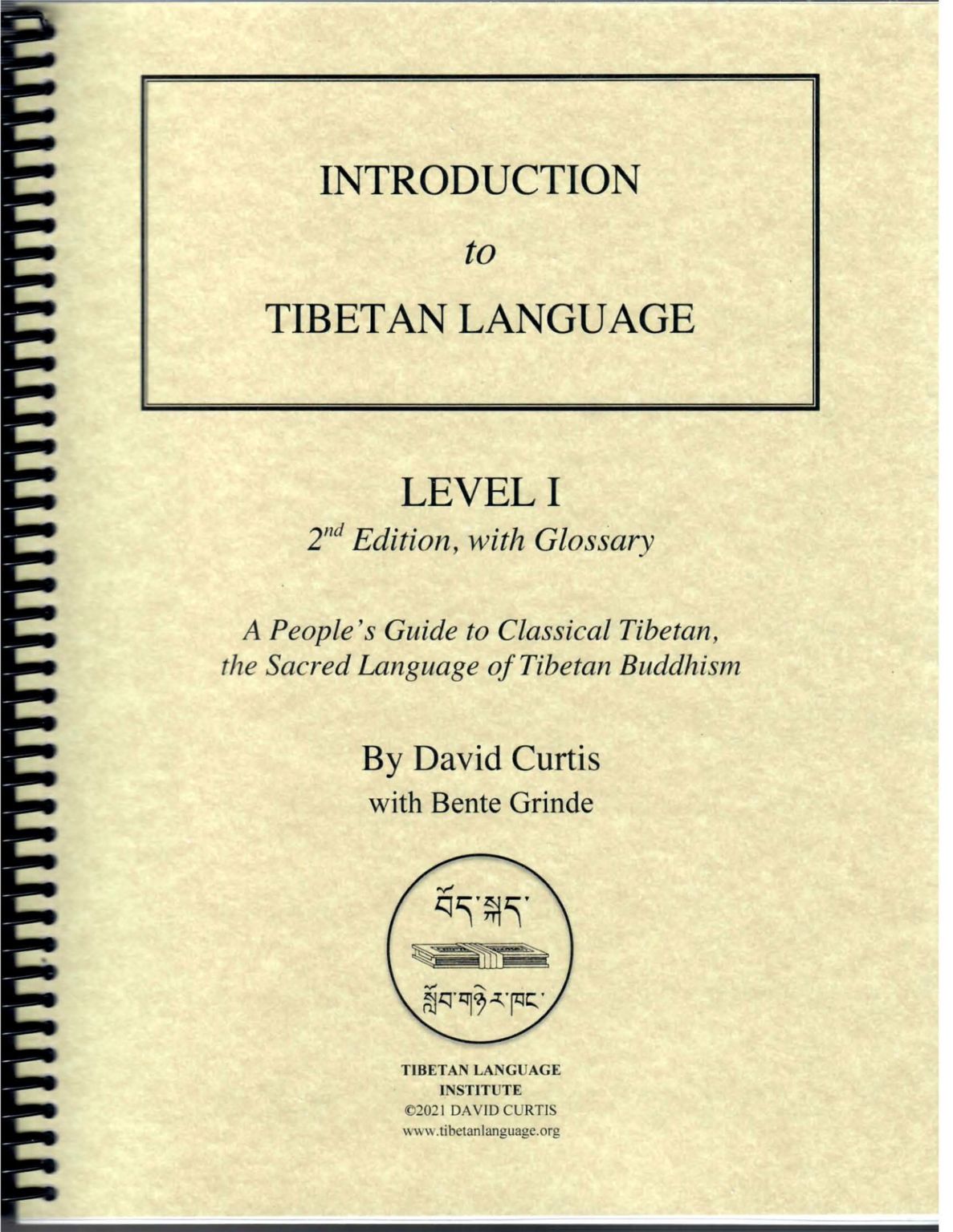 Introduction to the Tibetan Language - Level I Workbook - Tibetan ...