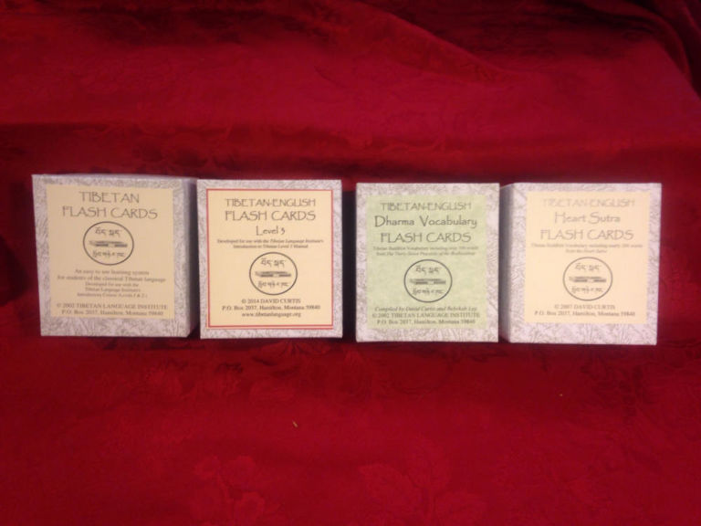 Flash Card Sets from TLI - Tibetan Language Institute